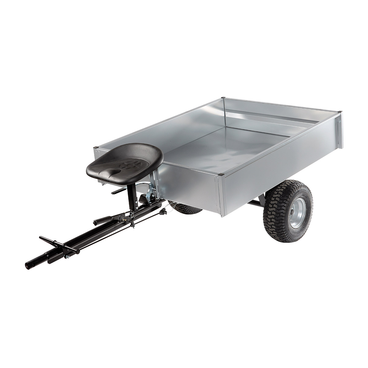 Towed trailer with handlebar steering - Bertolini